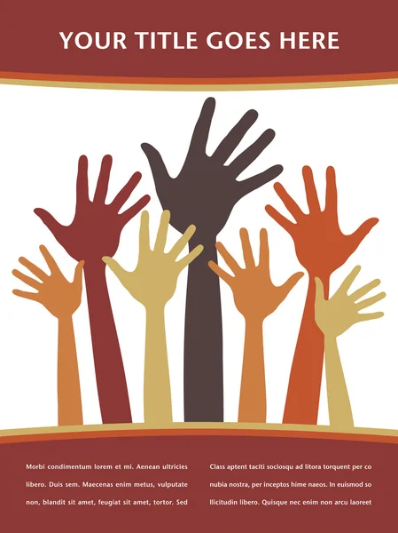 Happy hands design with space for your text. Stock Vector by ©aquasip ...