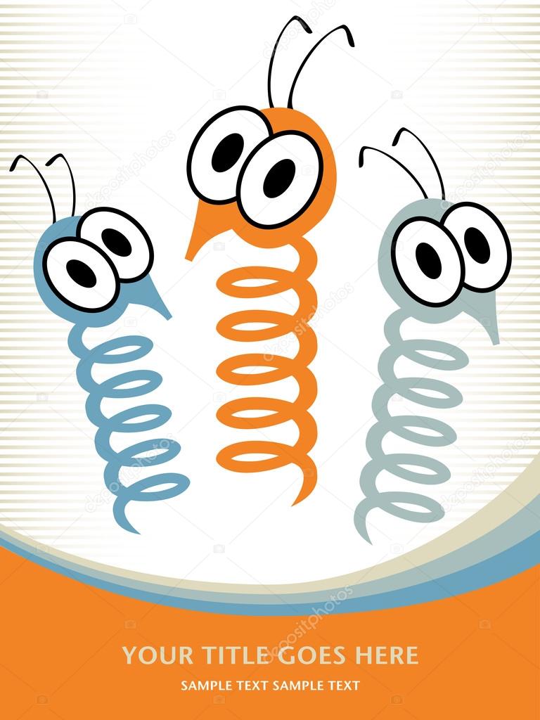 Spring bugs design Stock Vector by ©aquasip 27272259