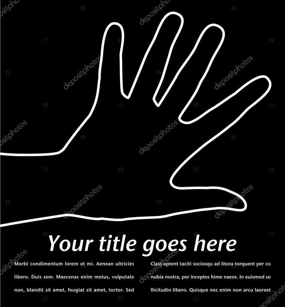 Simple hand design Stock Vector Image by ©aquasip #27273021