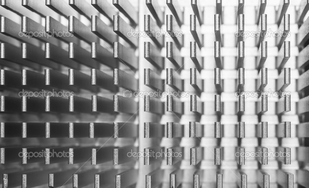 Computer heat sync or cooling fins — Stock Photo © TravisPhotowork ...