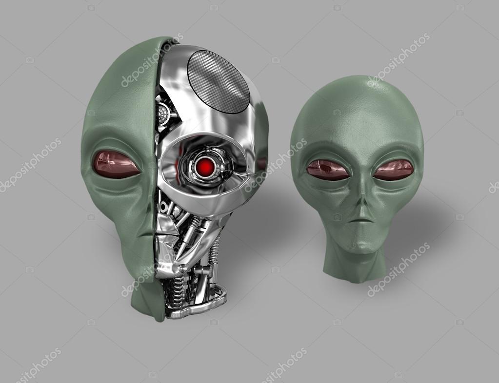 Alien cyborg 7 Stock Photo by ©Maximov 27447301