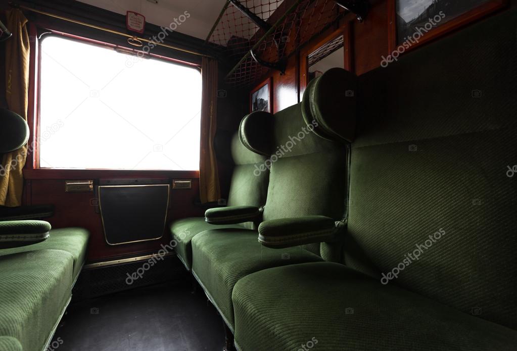 Antique train interior Stock Photo by ©maroti 36038439