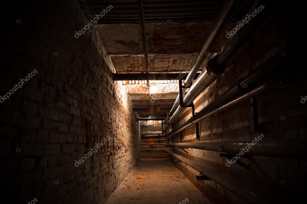 A factory building basement corridor Stock Photo by ©maroti 40334859