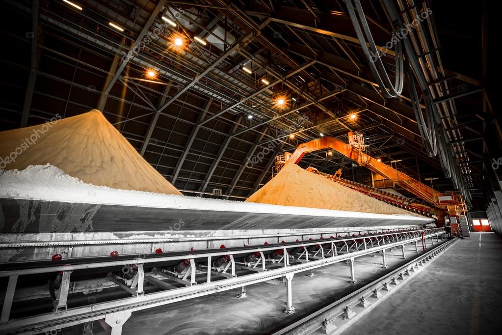 Gypsum storage hall Stock Photo by ©maroti 46194913