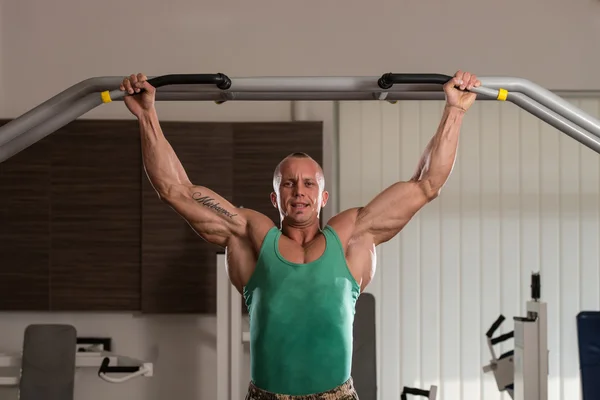 Bodybuilder Doing Pull Ups Best Back Exercises - Stock Image - Everypixel