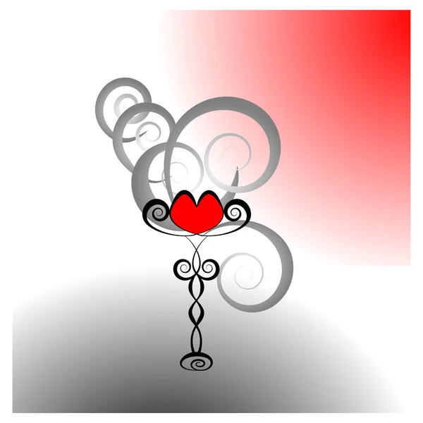 Heart Vector aristic design — Stock Vector © pinnacleanimate #3026332