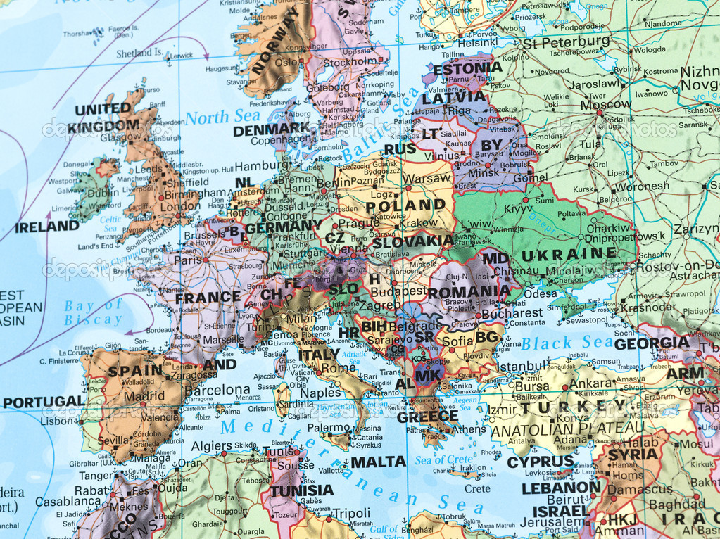 Euro map Stock Photo by ©kokal 45044663
