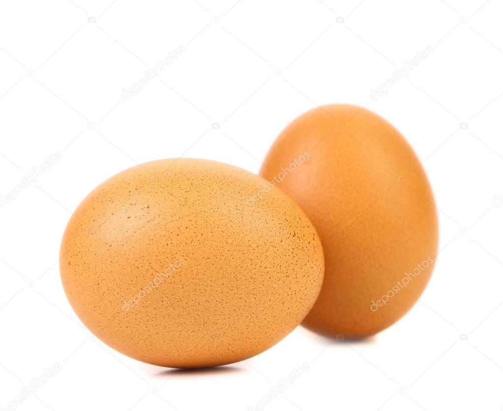 Two eggs isolated — Stock Photo © indigolotos #30894501