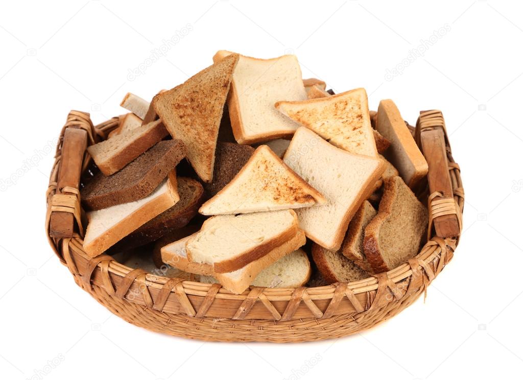 Full basket of different sliced bread. Stock Photo by ©indigolotos 31153309