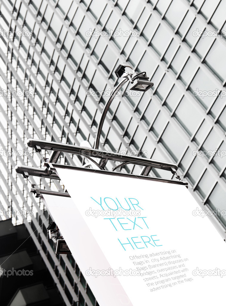 Advertising billboard with space for your text — Stock Photo © apolobay ...