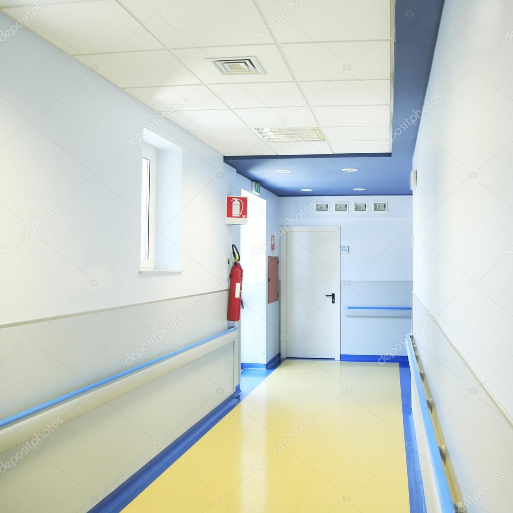 Hospital Hallway — Stock Photo © gianlucamuscelli #30739385