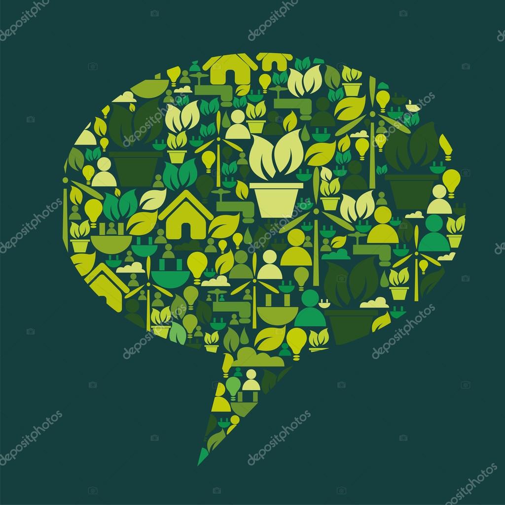 Eco text box Stock Vector Image by ©L4DISENO #27906757