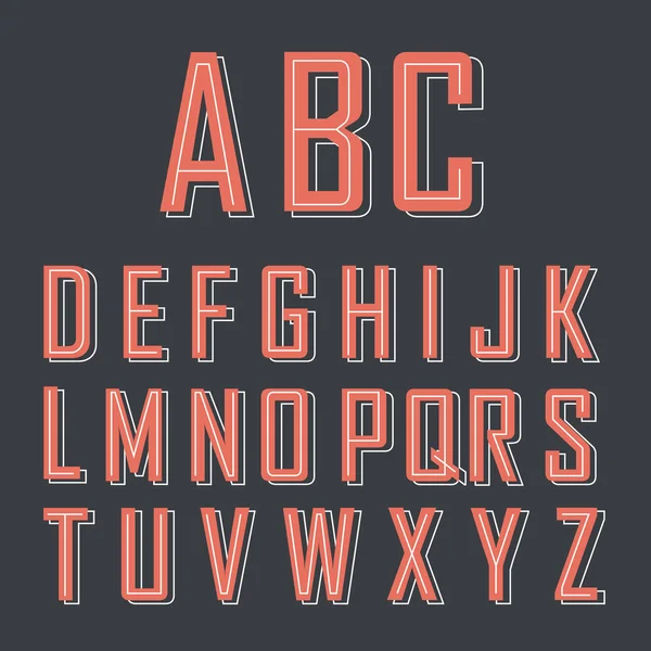 Modul Vector Metallic Lettering Font Alphabet Letters Lights Stock ...