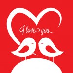 love birds — Stock Vector © L4DISENO #29322515