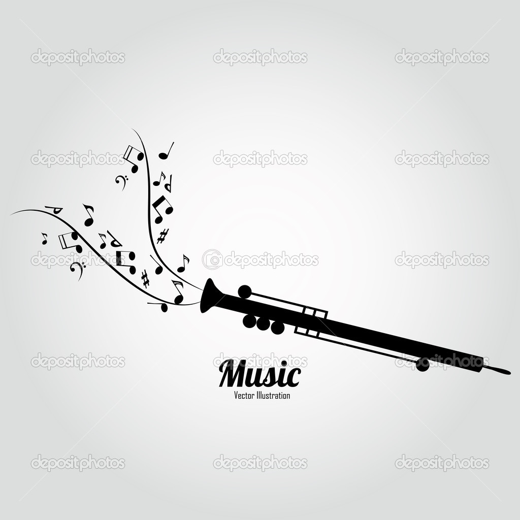 Flute Stock Vector by ©L4DISENO #29954039