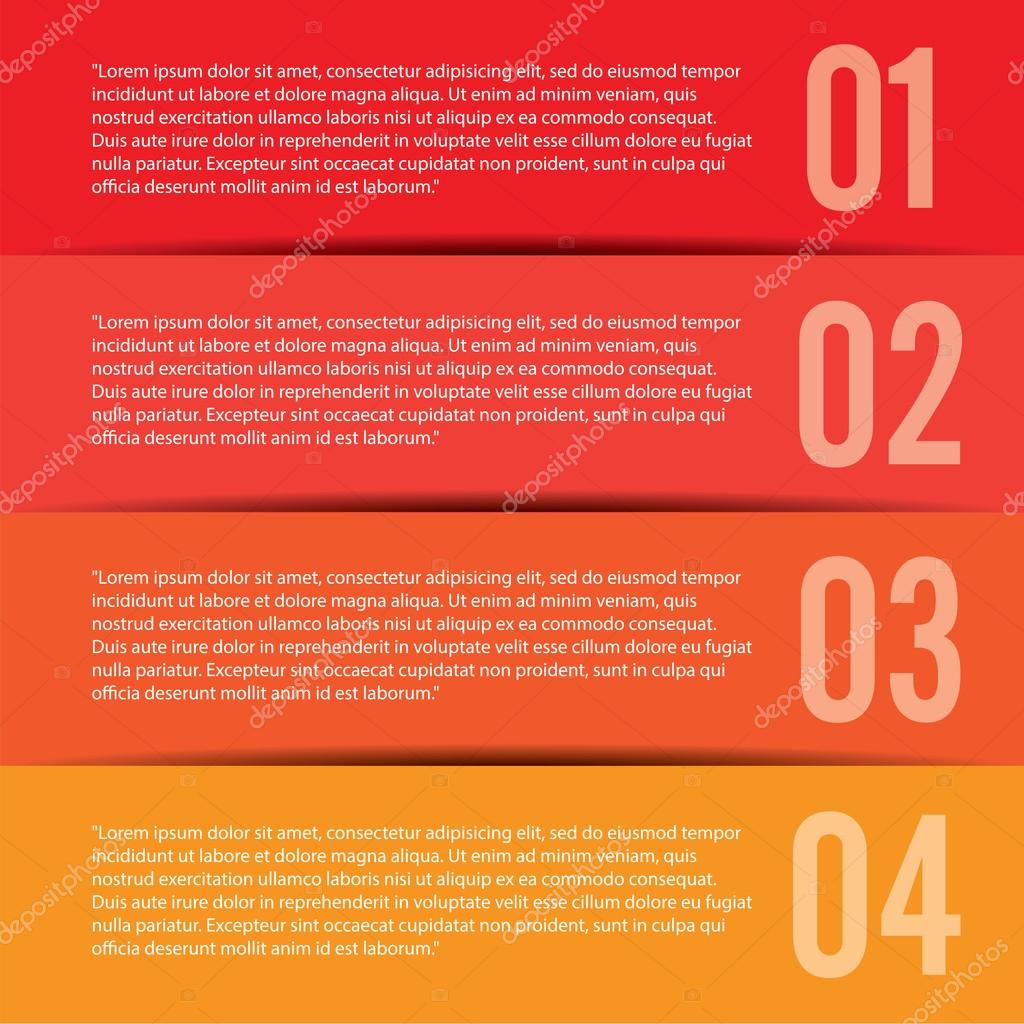 Four steps Stock Vector by ©L4DISENO 30841605