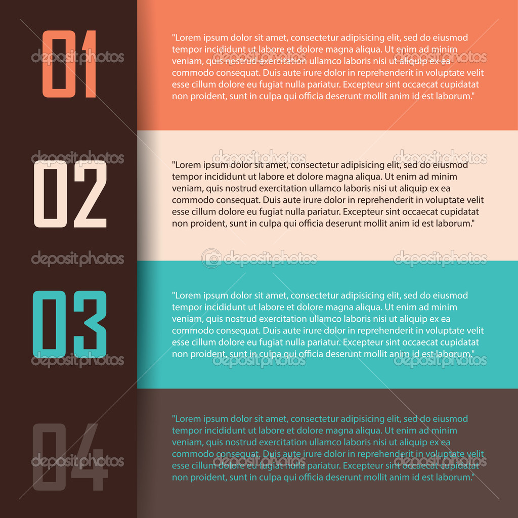 Four steps Stock Vector Image by ©L4DISENO #32508231