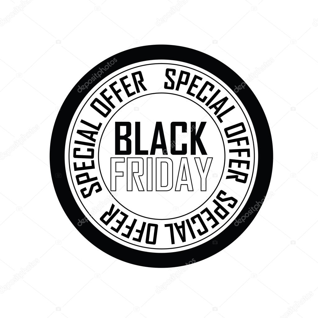 Black Friday Label Stock Vector Image by ©L4DISENO #33023431