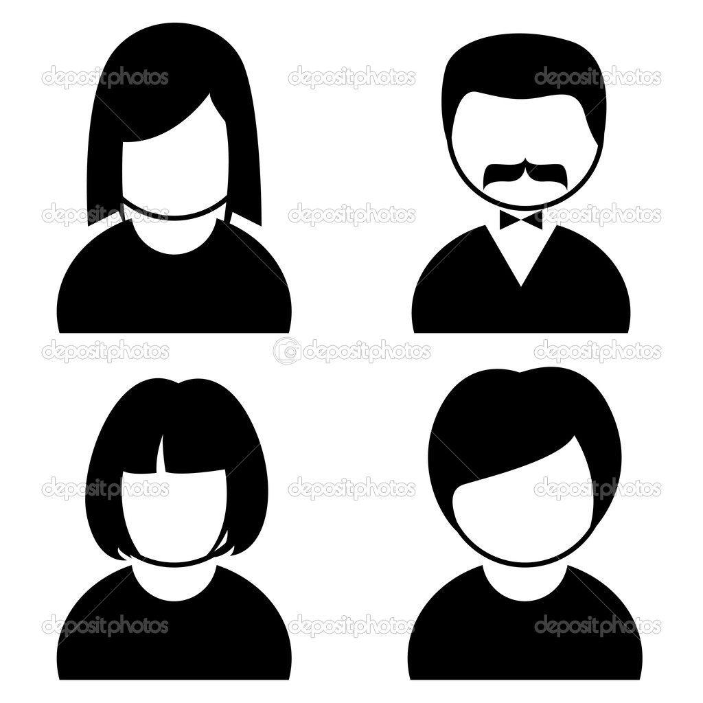 People icons Stock Vector by ©L4DISENO 33206117