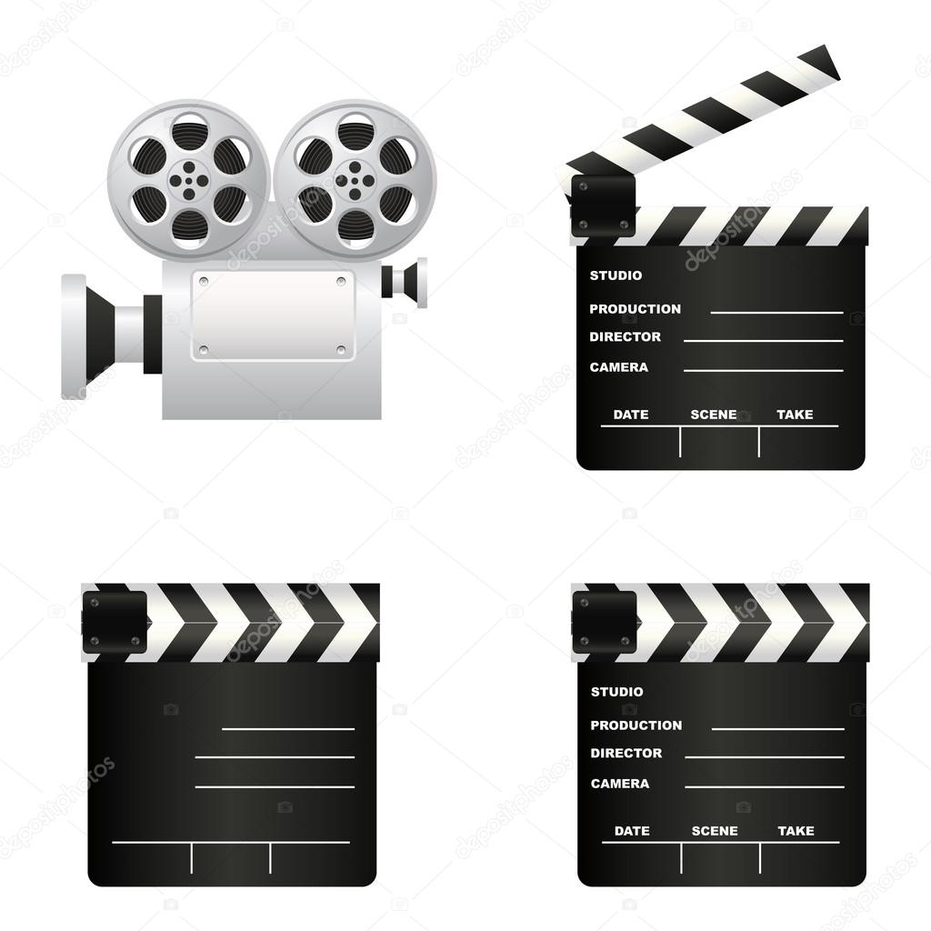 Cinema symbols Stock Vector Image by ©L4DISENO #34502983