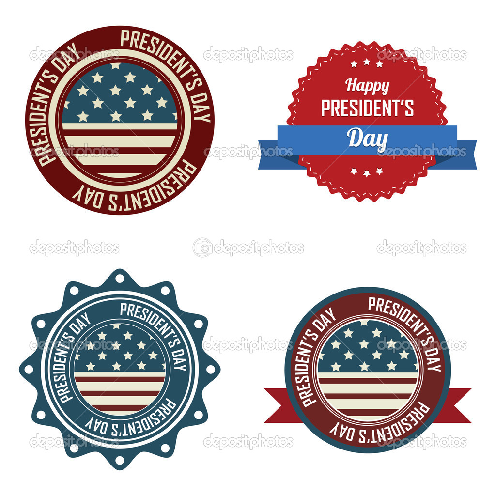 President's day labels Stock Vector by ©L4DISENO 37455339