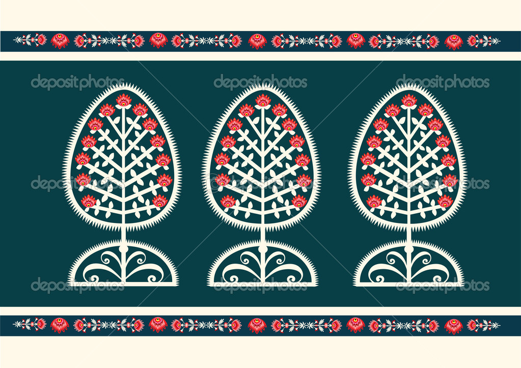 Folk tree Stock Vector by ©Bridzia 26262819