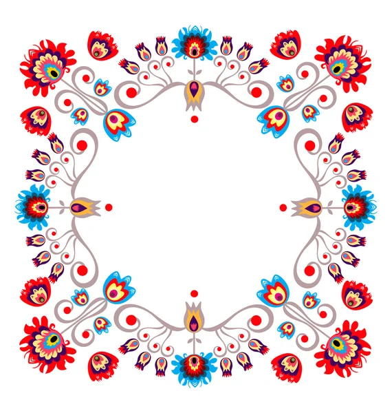 Folk Label — Stock Vector © Bridzia #34577697