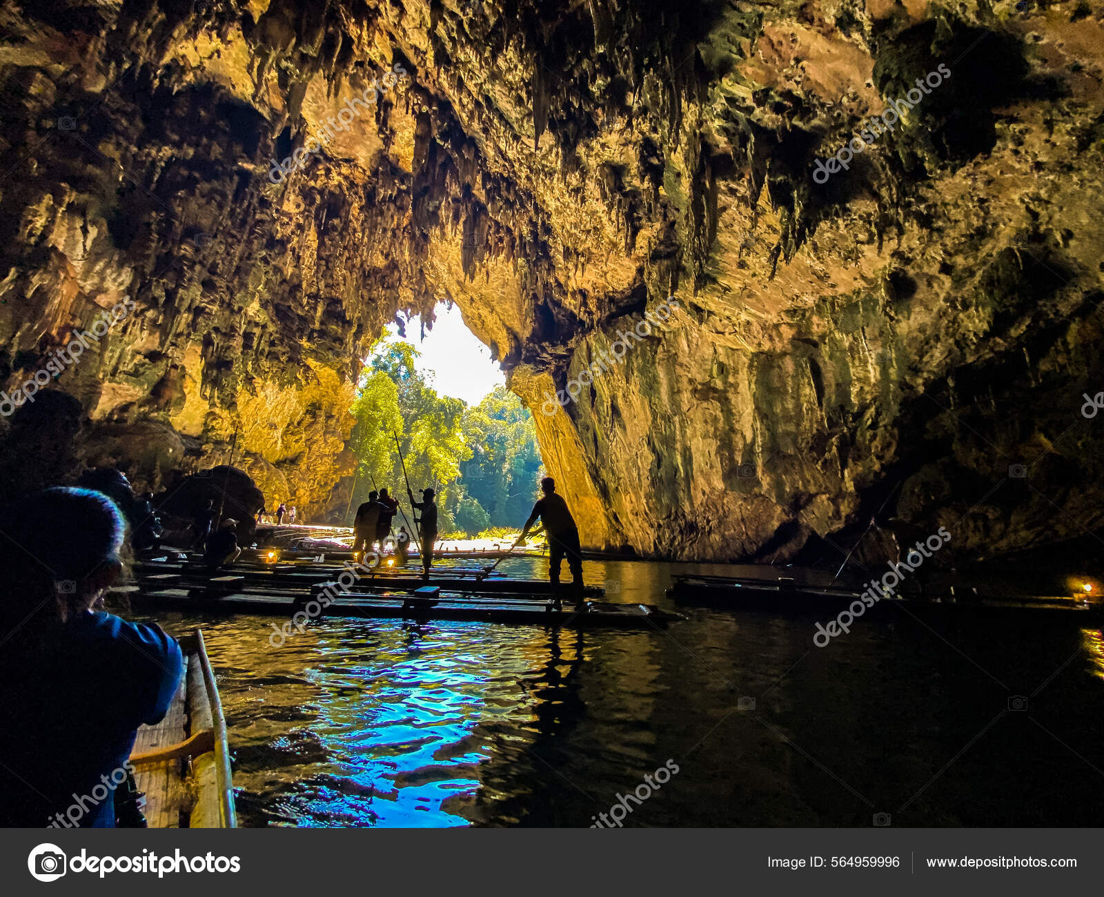 Tham Lod Cave near Pai, in Mae Hong Son, Thailand Stock Photo by ...