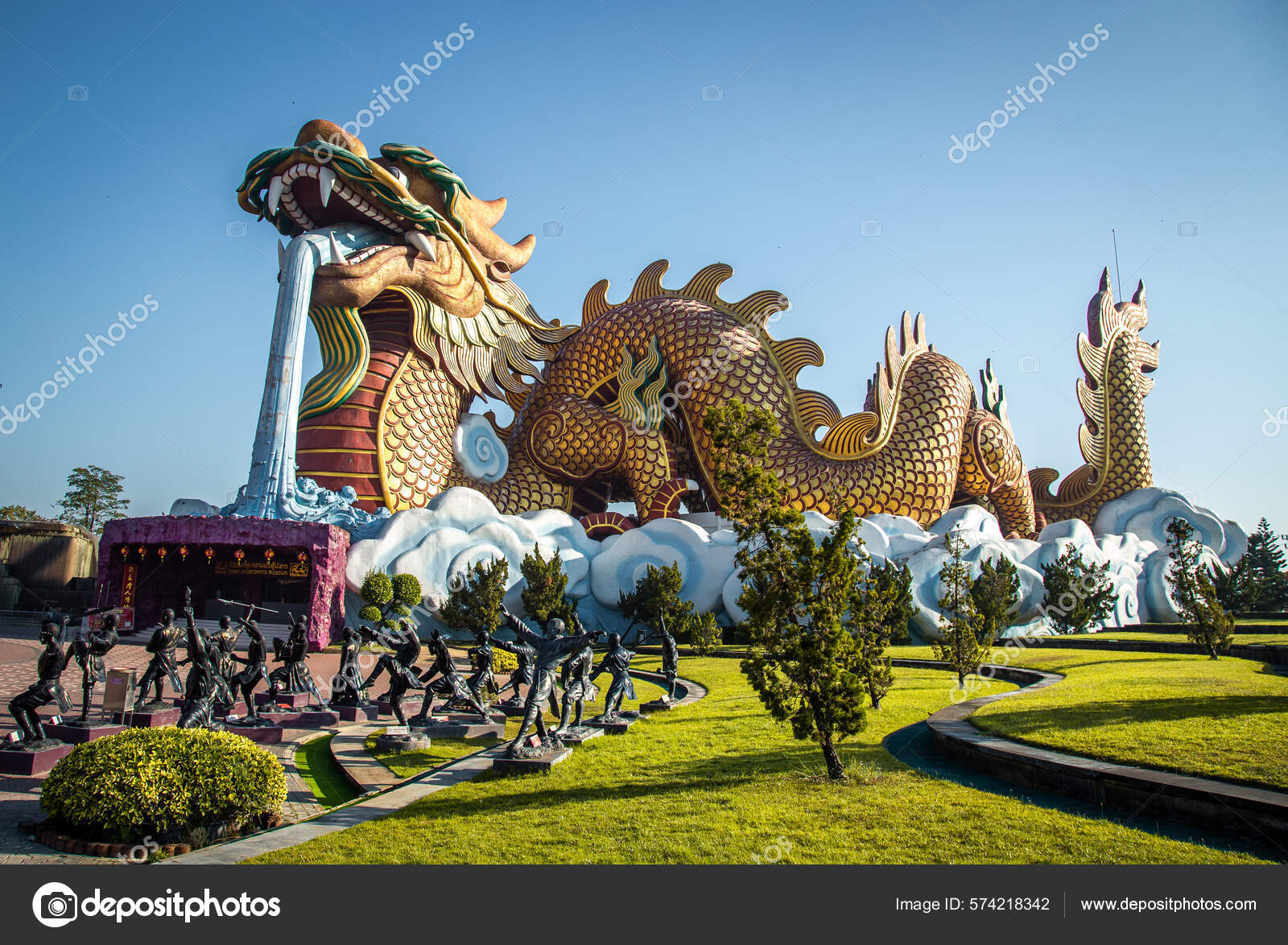 Dragon Paradise Park Suphan Buri Thailand High Quality Photo Stock ...