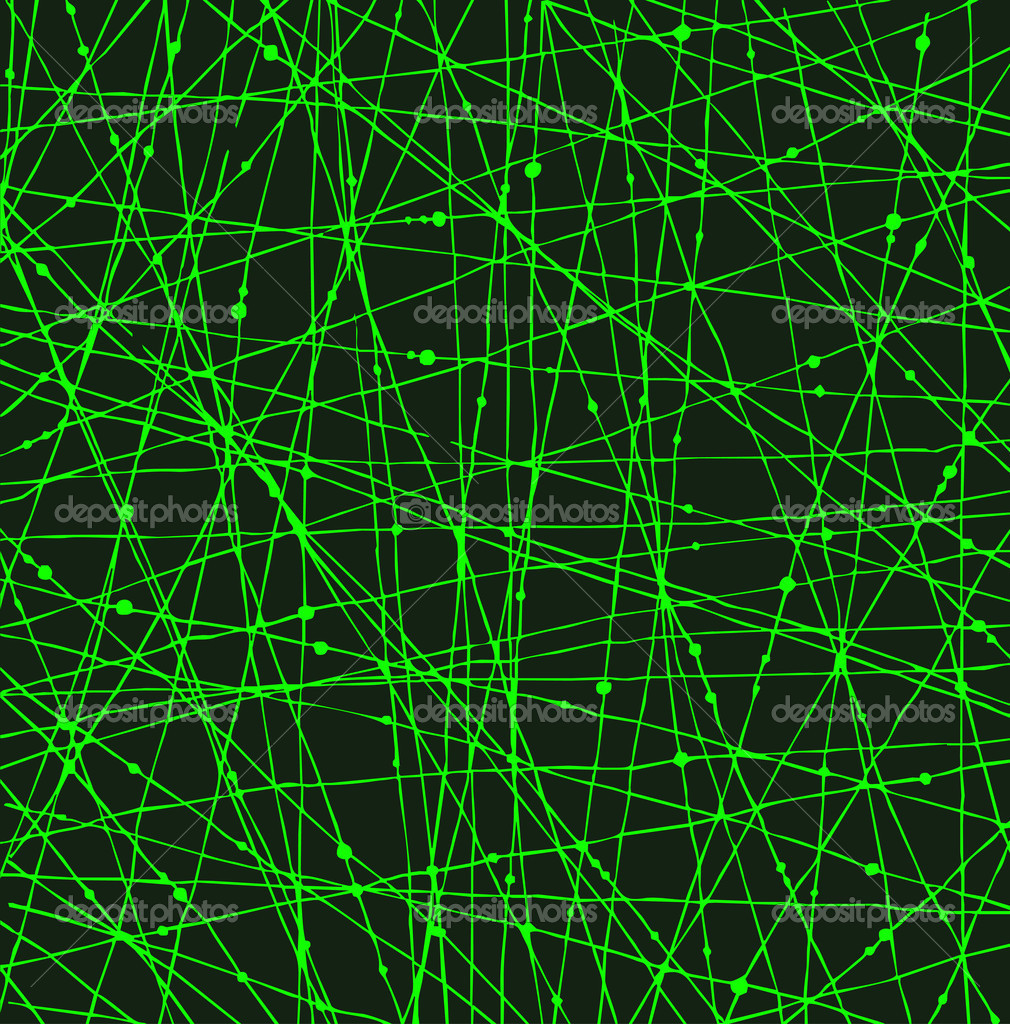 Acid green linear network texture with dots — Stock Vector © Silmen ...