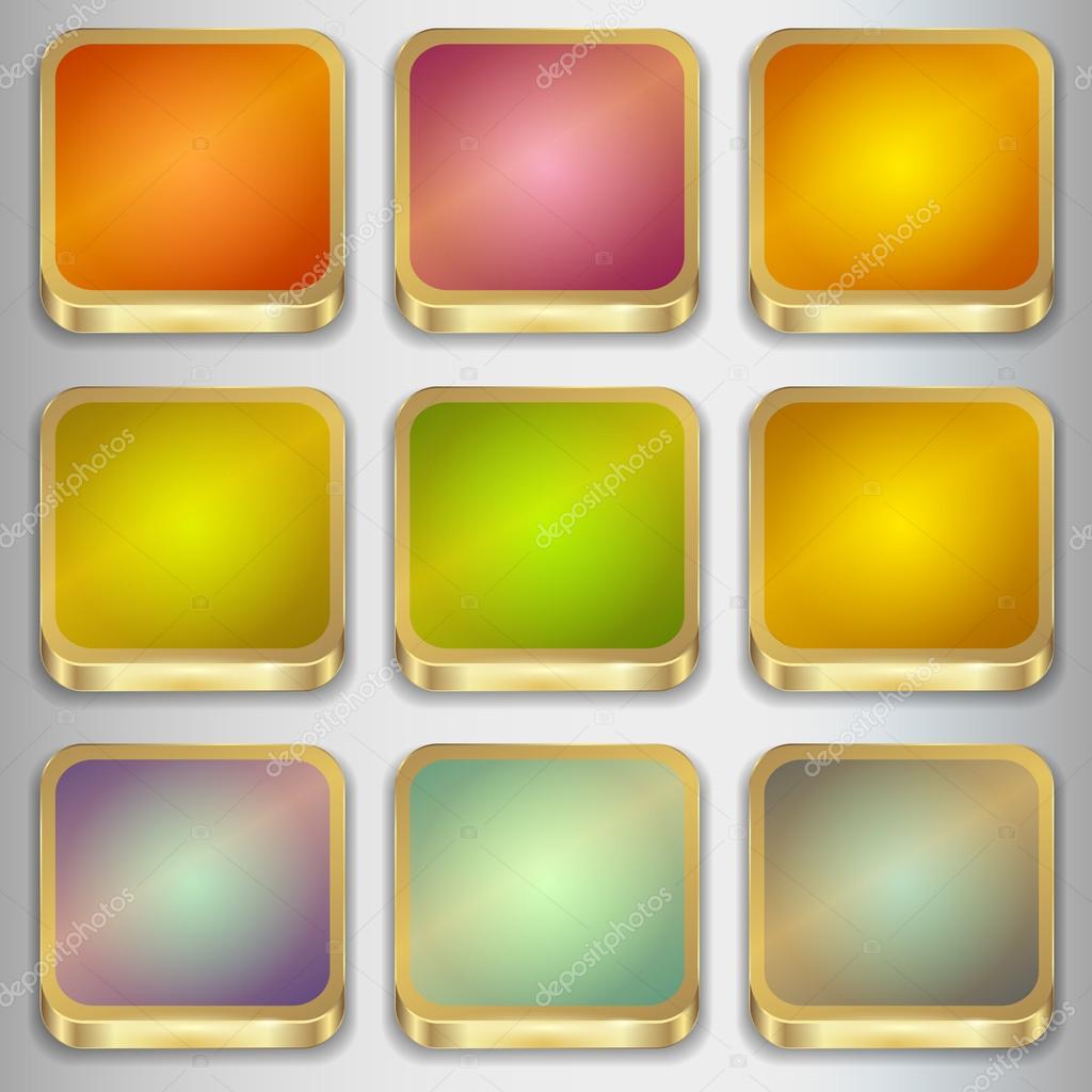 Set of button icons for your design Stock Vector Image by ©Kolobock ...