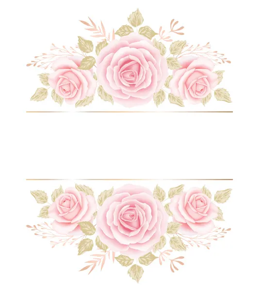 Rose scroll border Stock-Vektorbilder | Depositphotos