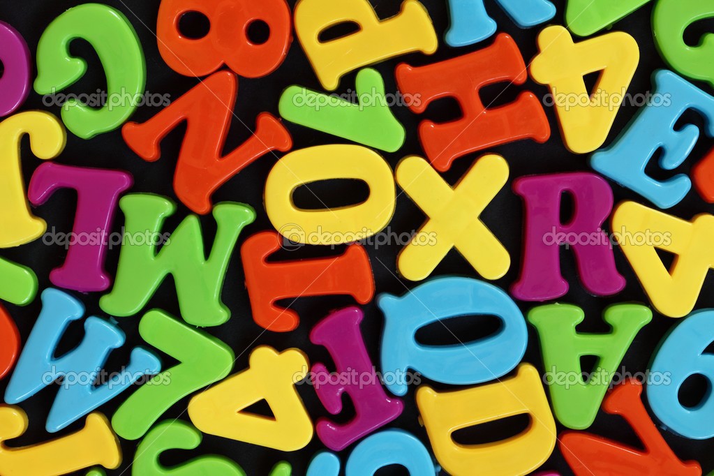 Colorful numbers and letters Stock Photo by ©MKucova 26239963
