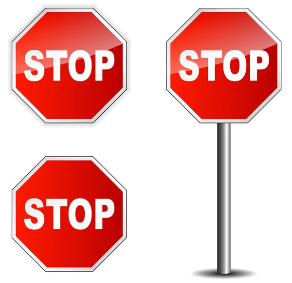 2,085 Stop sign post Vector Images | Depositphotos