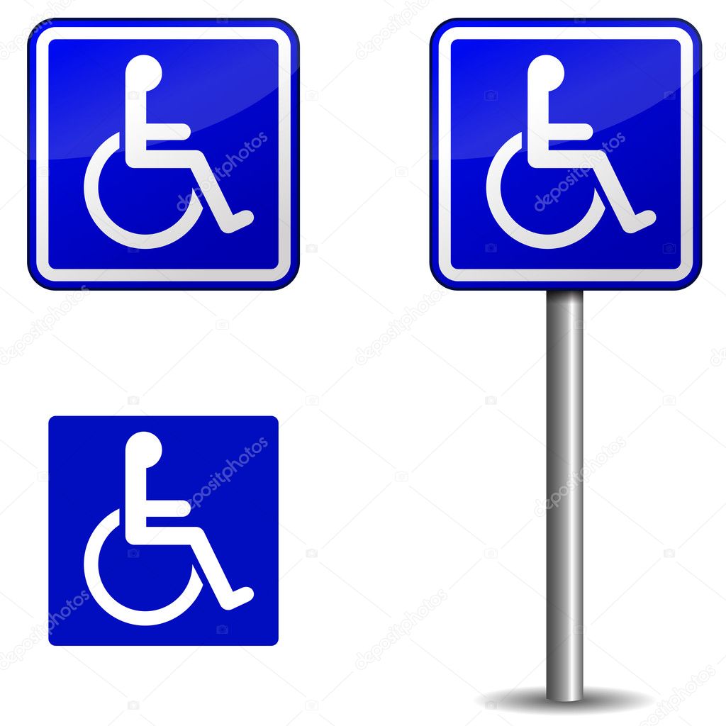 Handicap sign Stock Vector Image by ©nickylarson #36279039