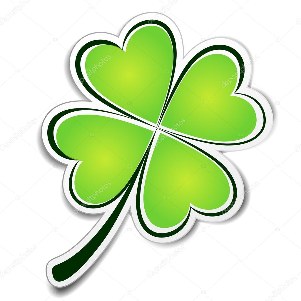 Clover sticker Stock Vector Image by ©nickylarson #37807399