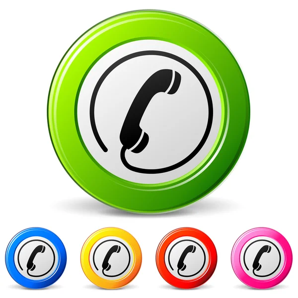 Blue phone icon Stock Vector Image by ©nickylarson #28928607