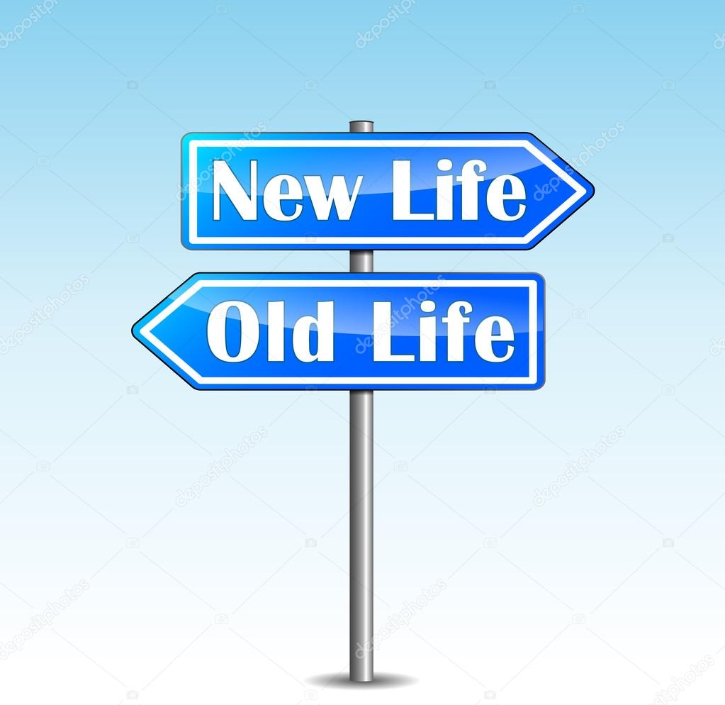 Vector new life directional sign Stock Vector Image by ©nickylarson ...