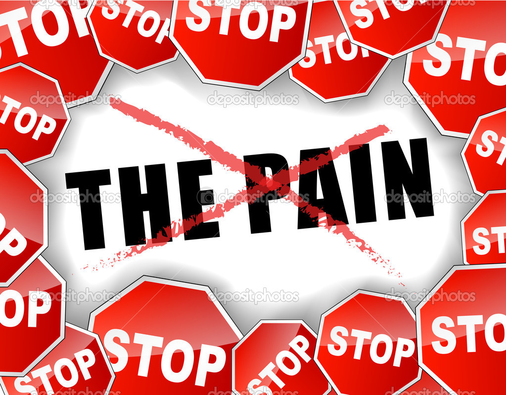 Stop the pain Stock Vector Image by ©nickylarson #44004187