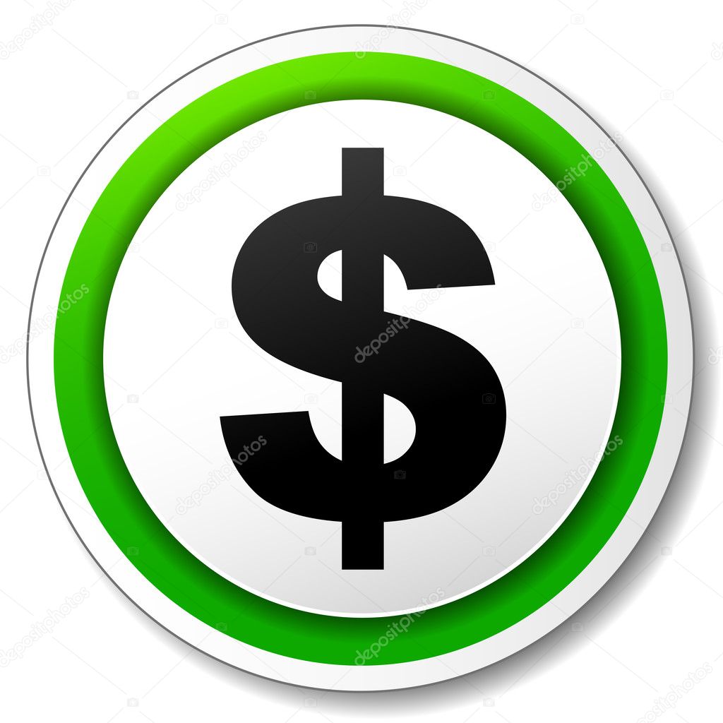 Signo del dólar del vector Vector de stock por ©nickylarson 44926459