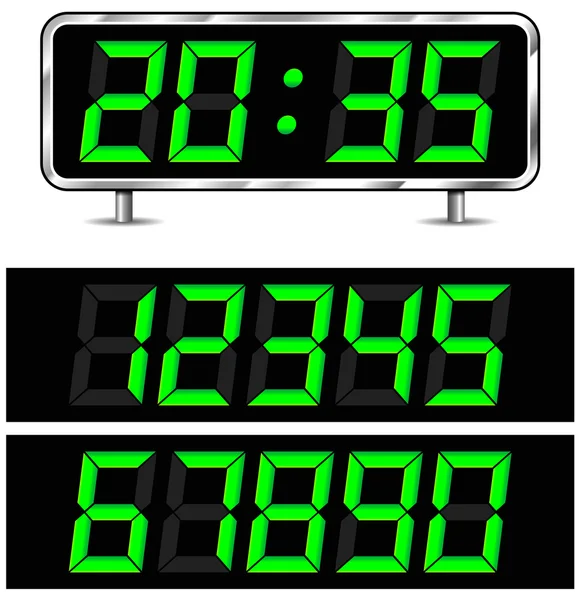 Digital clock Vector Art Stock Images | Depositphotos