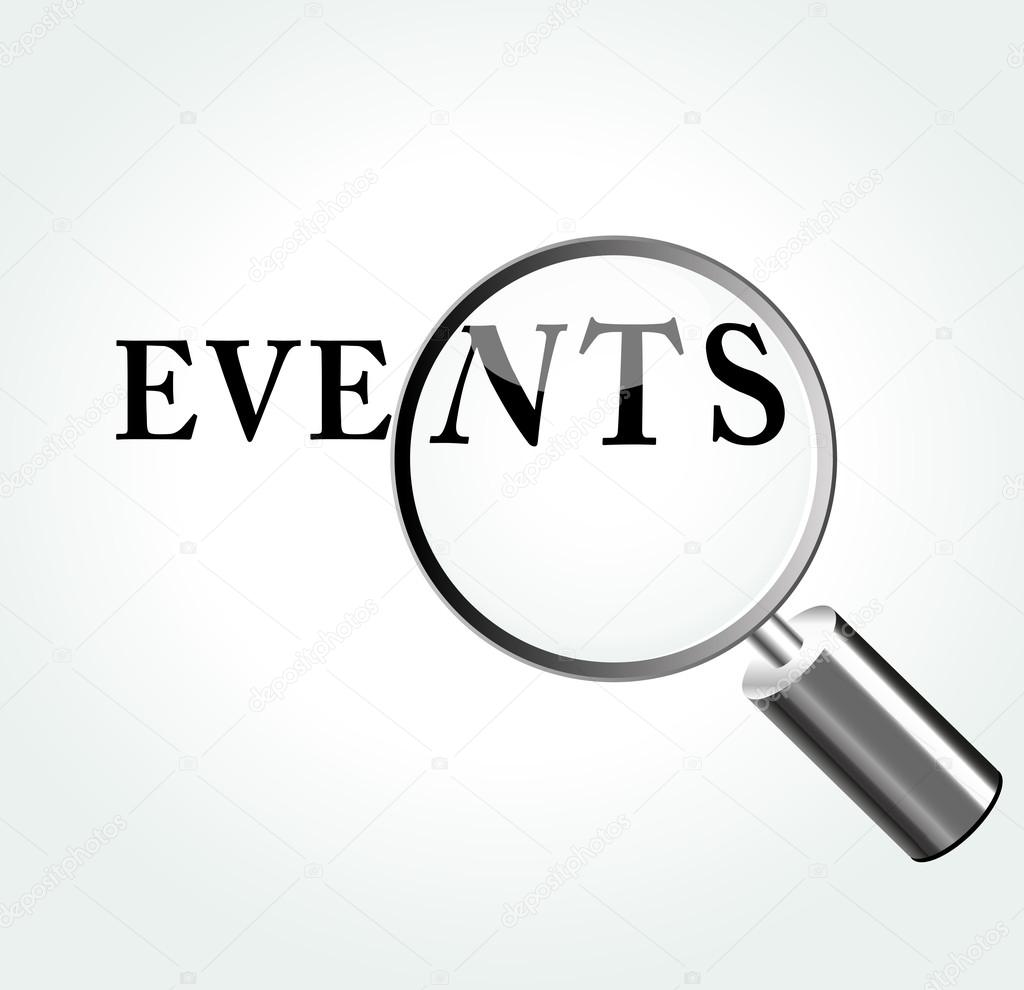 Ilustración del concepto de eventos vectoriales 2024