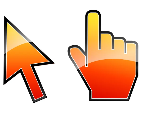 Vector: punteros de mouse | Vector de punteros del mouse flecha y de la ...