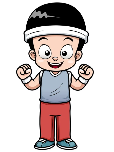 Strong kid Vector Images | Depositphotos