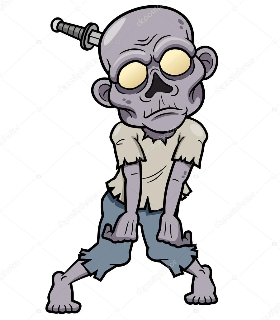 Zombie Dessin Animé Image Vectorielle Par Sararoom © Illustration 29606457