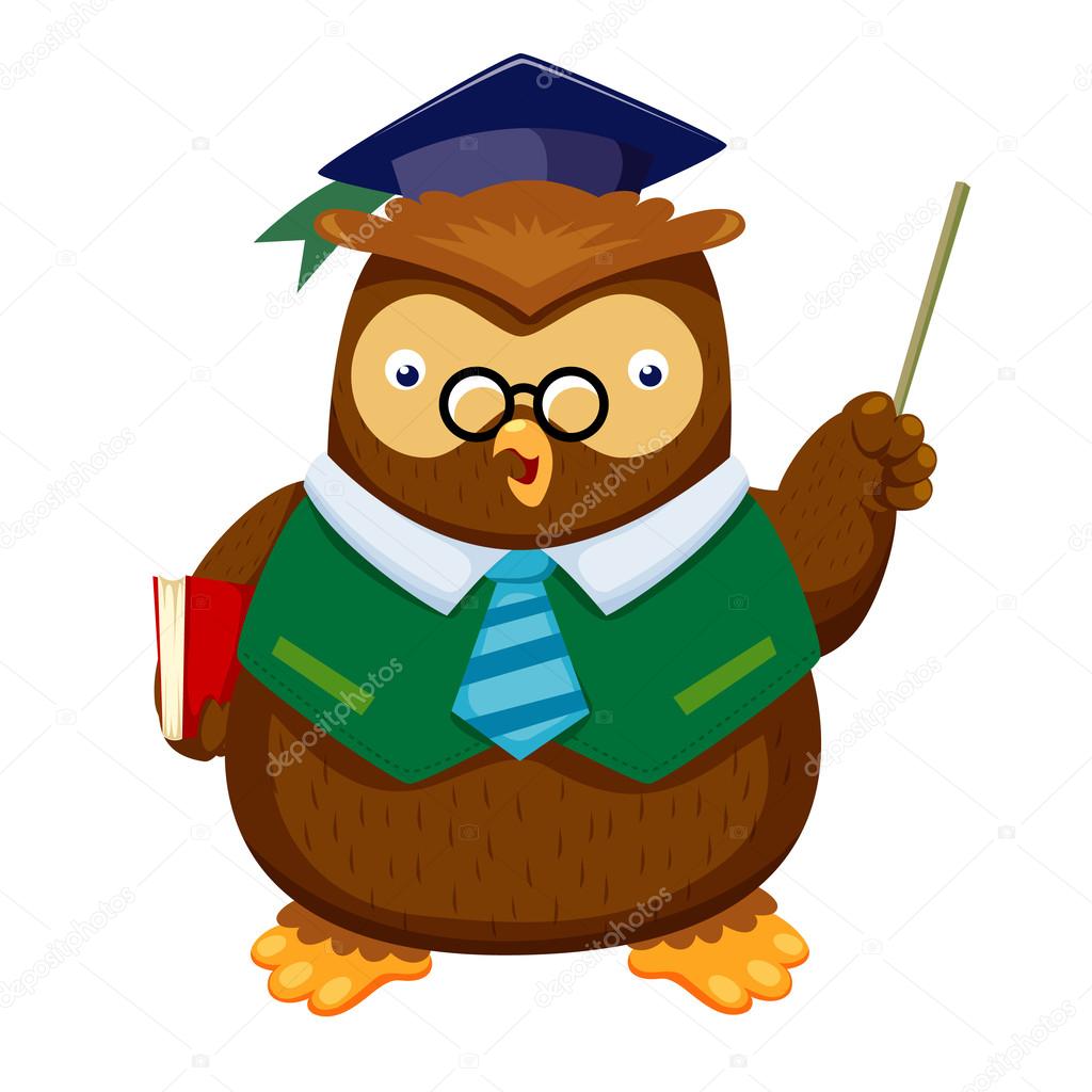 Profesor de búho vector, gráfico vectorial © sararoom imagen #42637269