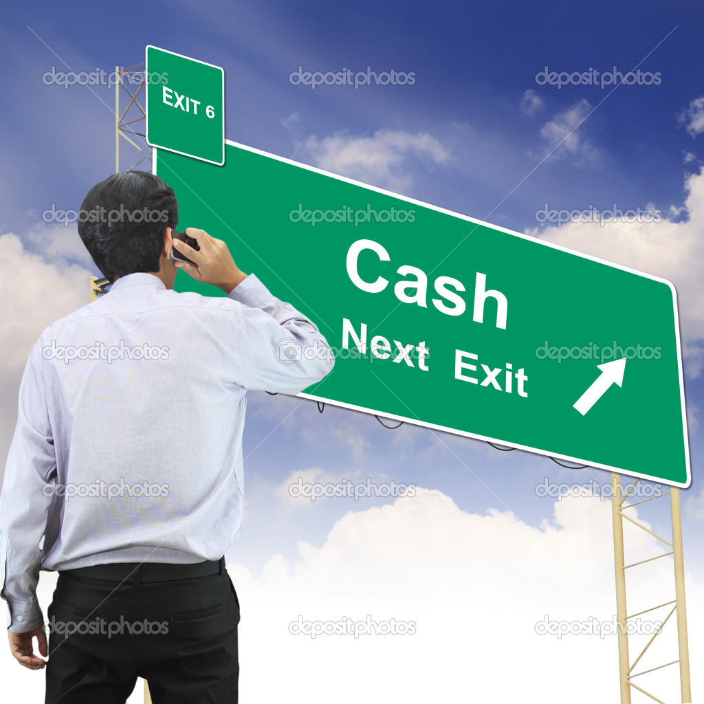 Road sign concept with the text Cash — Stock Photo © Naypong #27782829