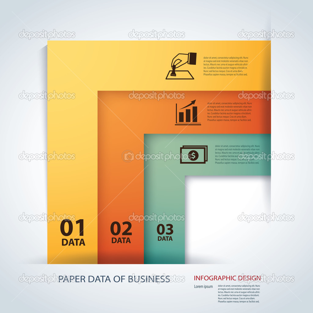 Plantilla de diseño de líneas y números Vector de stock #46458343 de ...