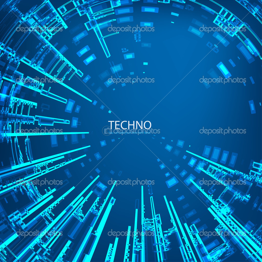 Techno 3 Stock Vector by ©MarynaBolsunova 49265257