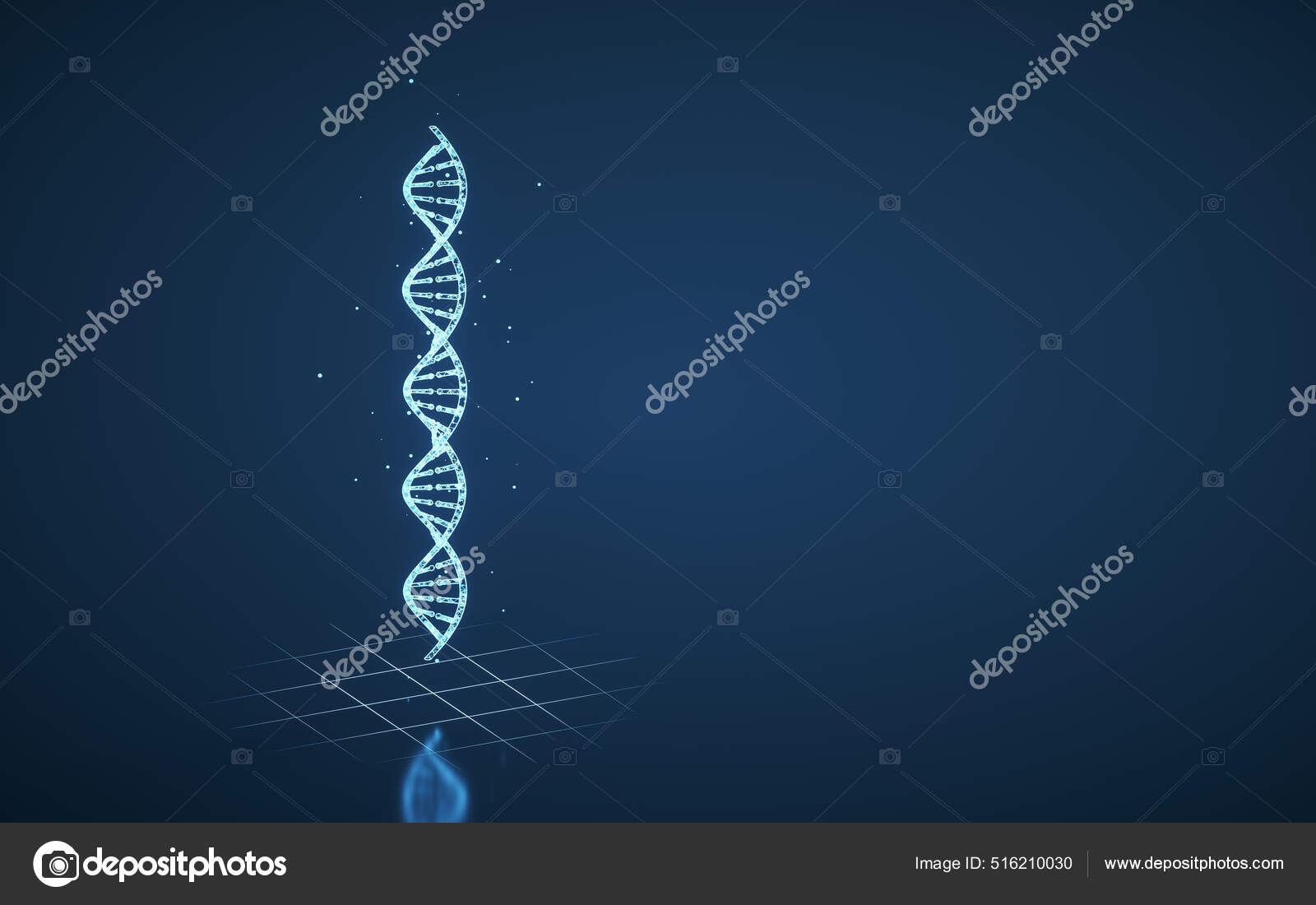 Dna Chromosomes Genes Inheritance Rendering Computer Digital Drawing ...